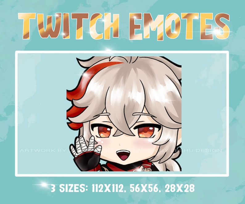 Twitch Emotes Set, Ayaka, Raiden, Yae, Kazuha, Sayu, Yoimiya, Stream ...