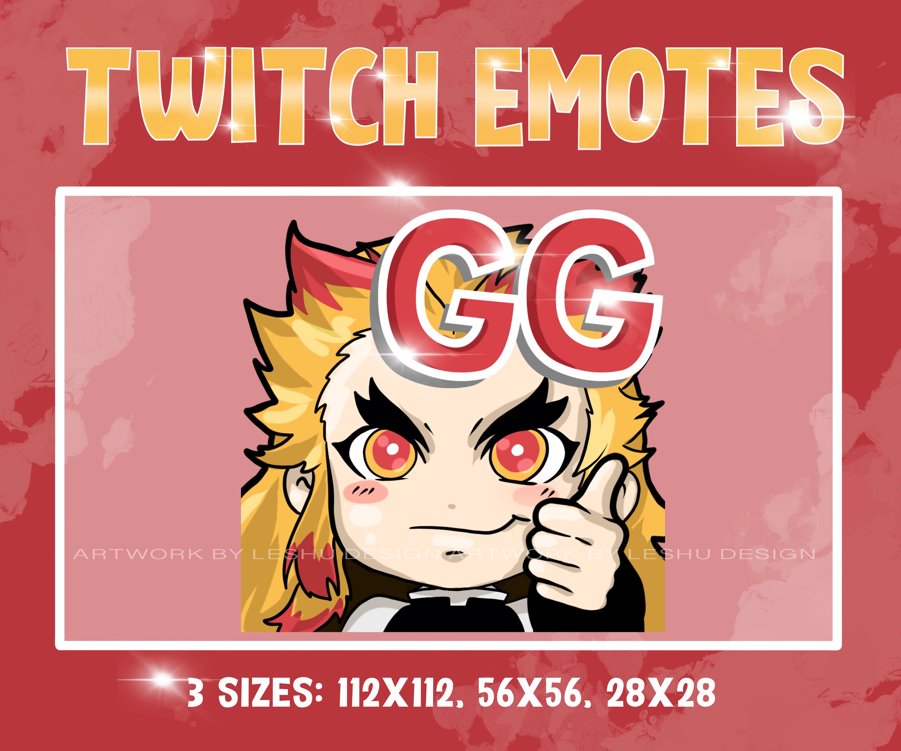 Twitch Emotes GG Emotes good game twitch Demon Boy Manga - Etsy.de