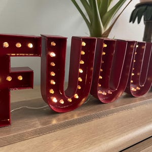 Custom Mini Marquee Lighted Sign basic - Etsy