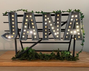 Custom Mini Marquee Lighted Sign basic - Etsy