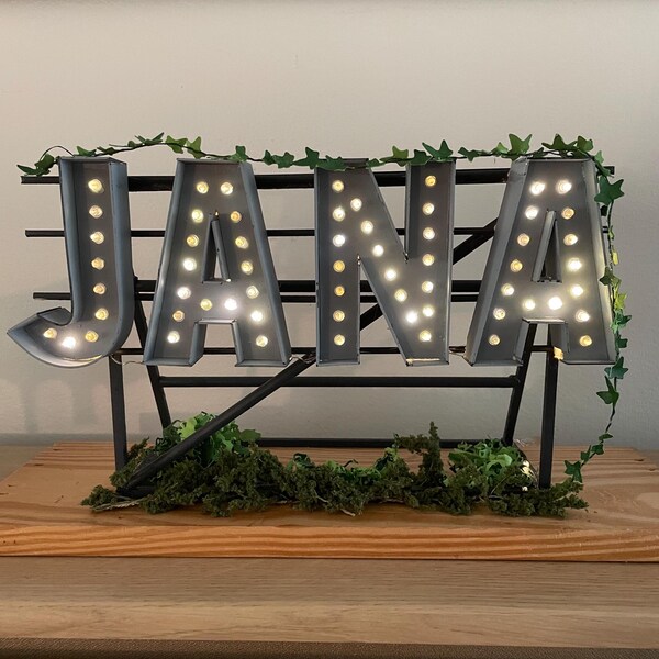 Lighted Marquee Sign - Etsy