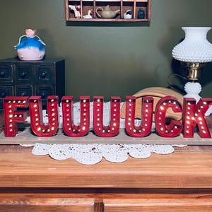 Custom Mini Marquee Lighted Sign basic - Etsy