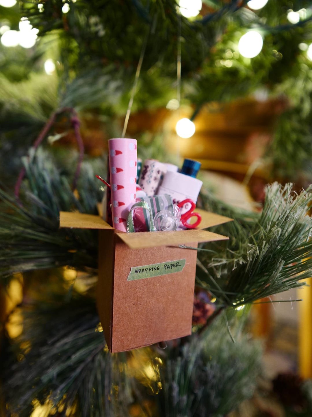 Miniature Gift Wrapping Kit Box - Etsy