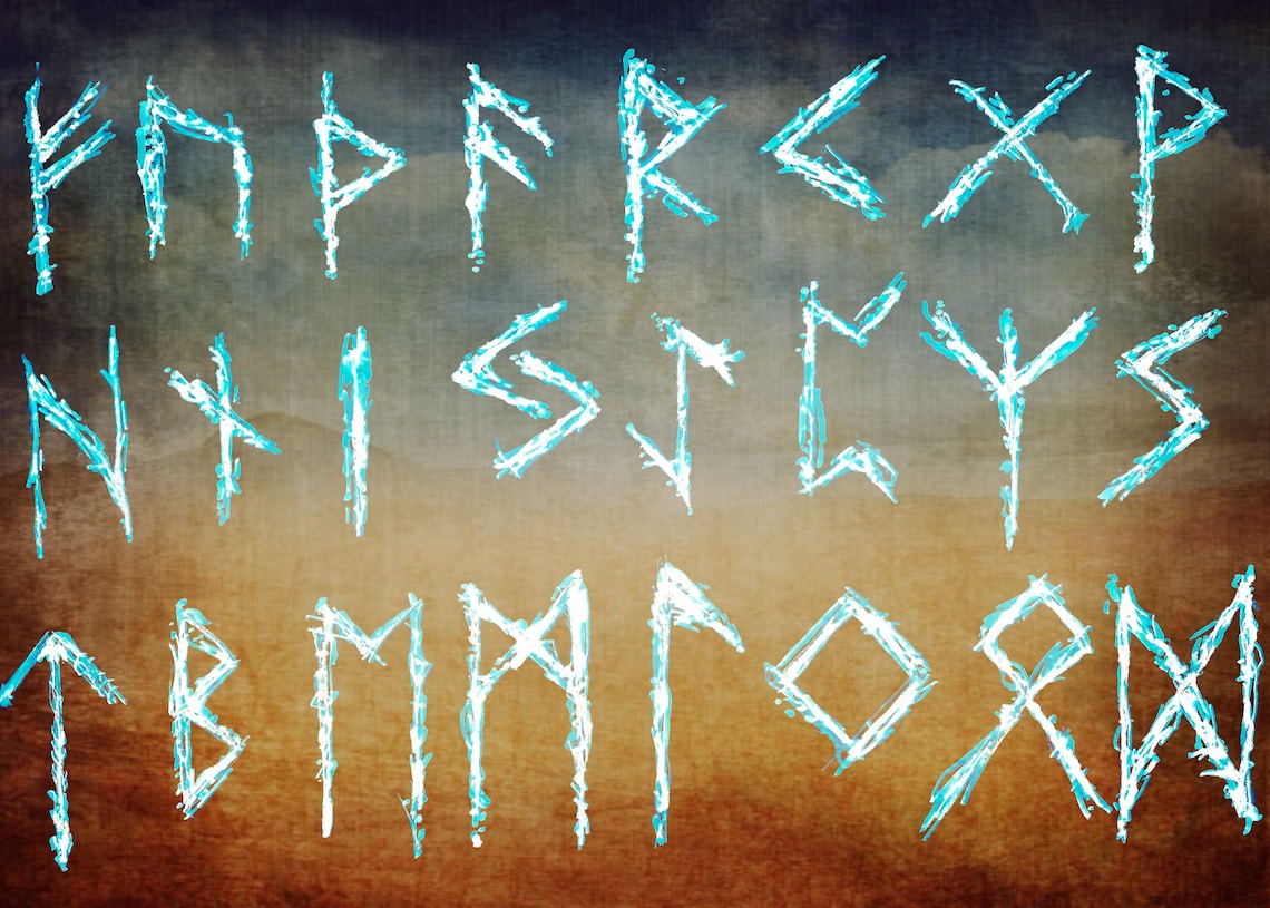 24 elder futhark runes - foretasteX