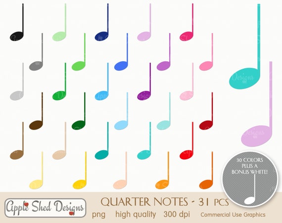 Quarter Note Clipart