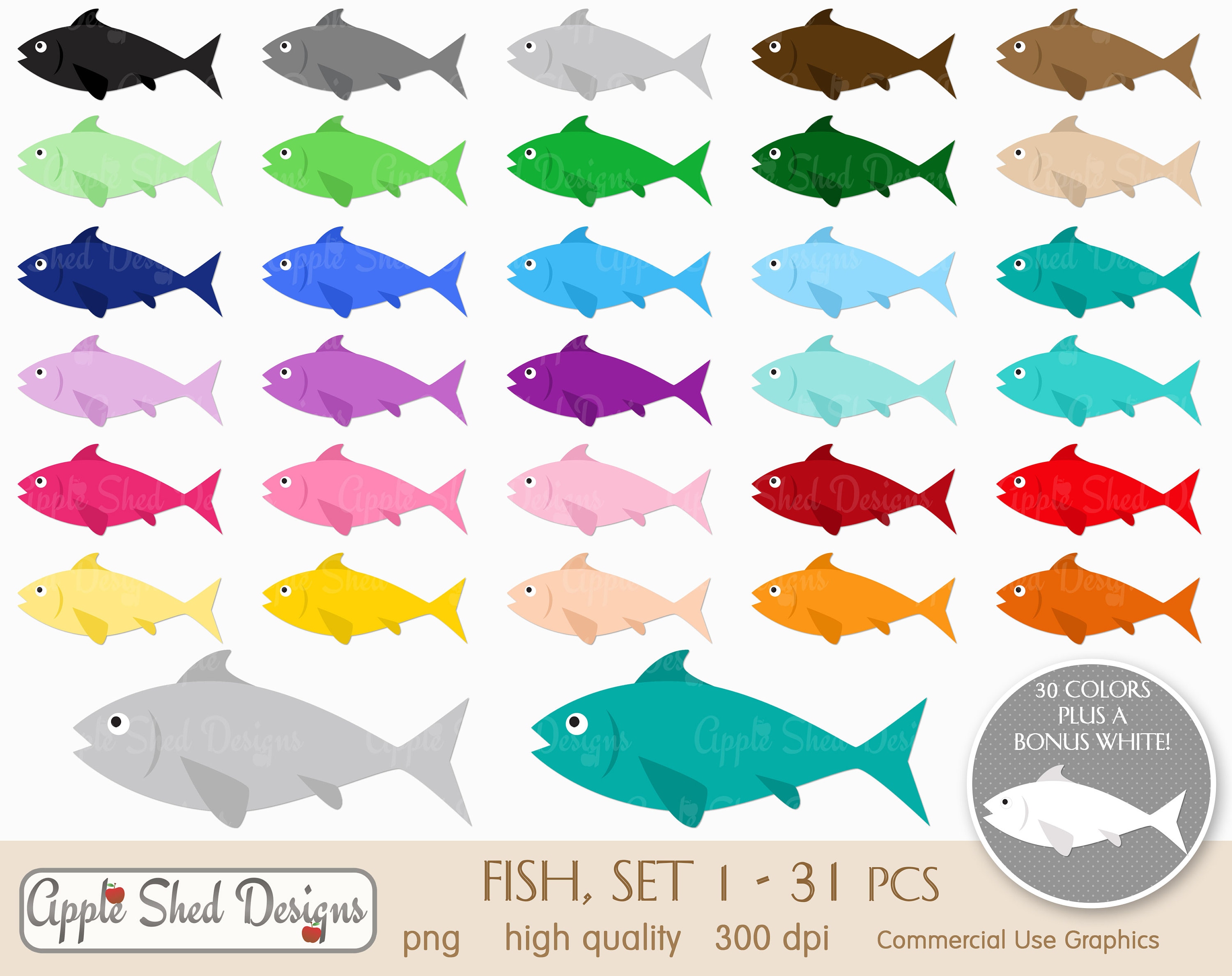 Lake Fish Clip Art