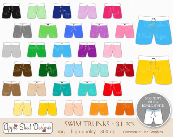 Clipart Swimming Trunks