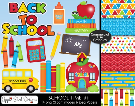 School Papers Clipart