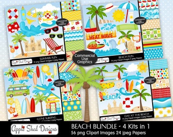 SHARK Clipart & Papers Kit 27 Png Clipart Files 24 Jpeg - Etsy