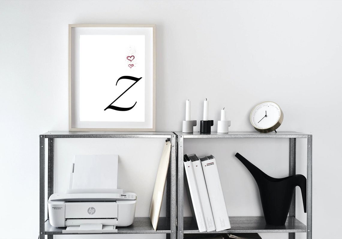 Letter z Z Print z Poster Letters Art z Letters Typography | Etsy