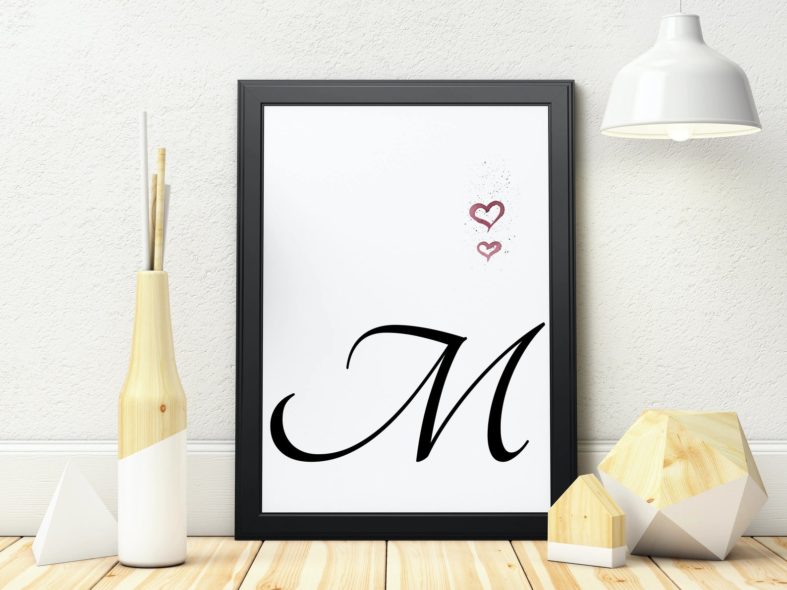 Letter m M Print m Poster Letters Art m Letters Typography | Etsy