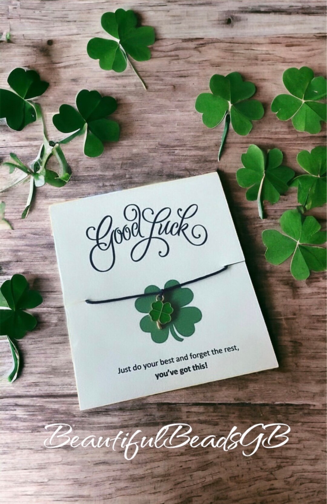 Good Luck Inspirational Wording Wish Bracelet You’ve Got This Good Luck ...