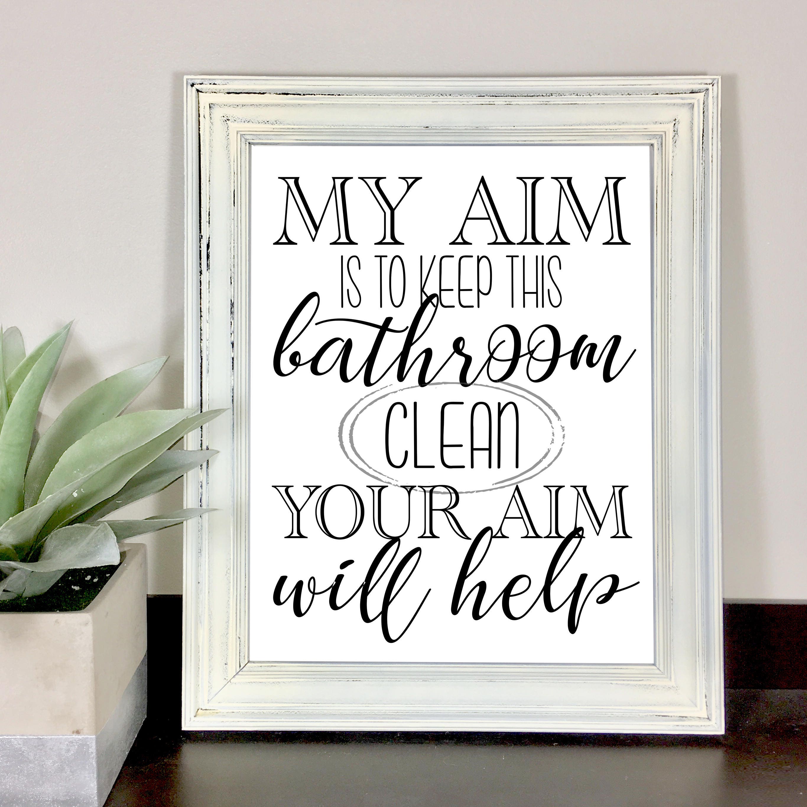 Printable Wall Art, Instant Download, Bathroom Sign, Bathroom Decor ...