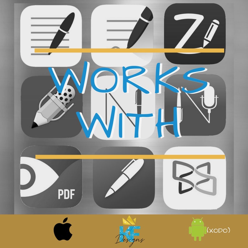 Digital Chore Chart for Goodnotes Notability Xodo on - Etsy