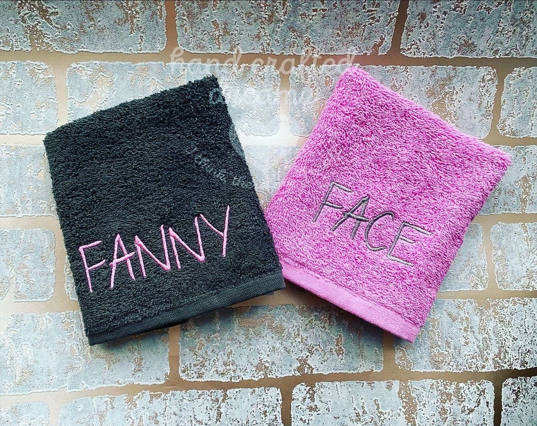Set Adult Rude Wash Cloths, Flannel, Novelty, Funny Gift, Stocking ...