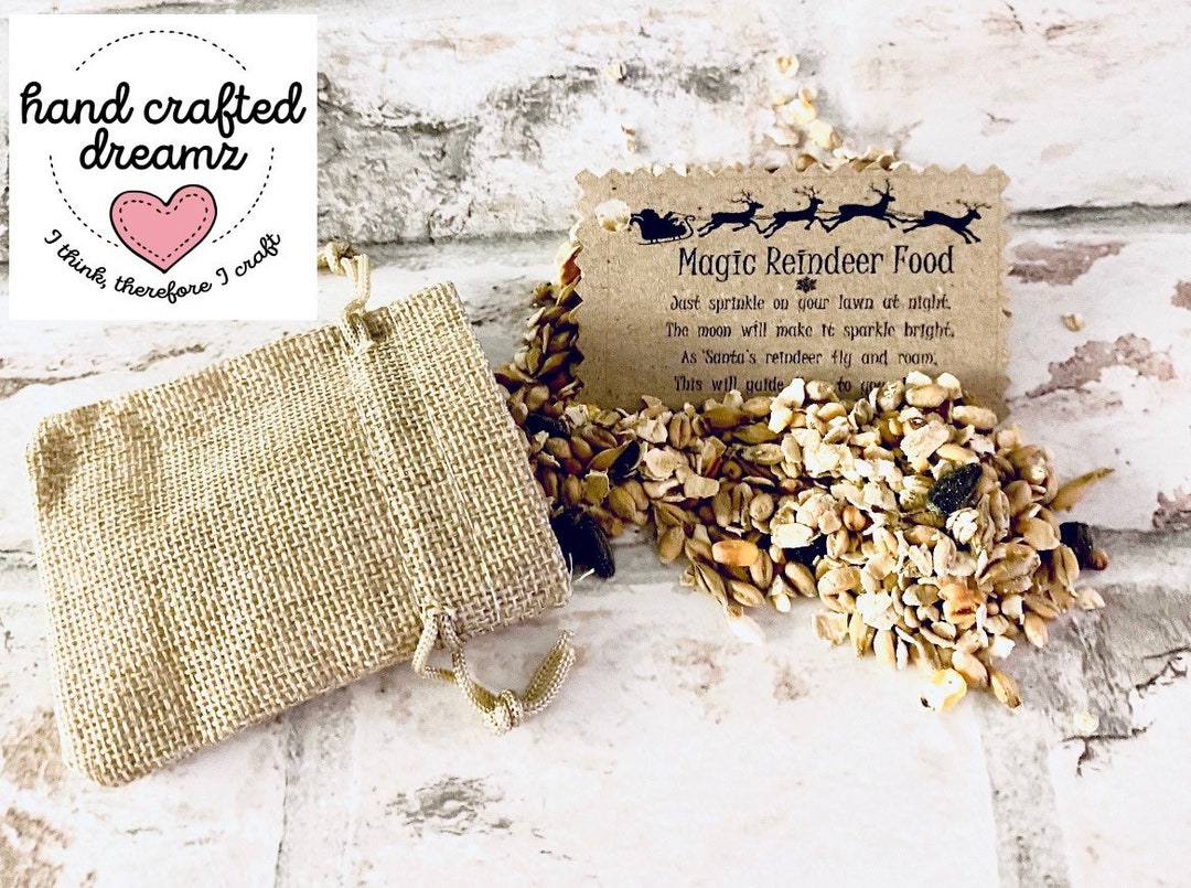 Eco Friendly Reindeer Food, Magic Reindeer Dust Food Bag, Children Gift ...