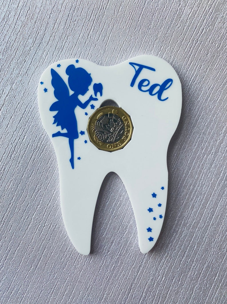 Tooth Fairy Coin Holder Magic Lost Tooth Coin Tooth Shape - Etsy