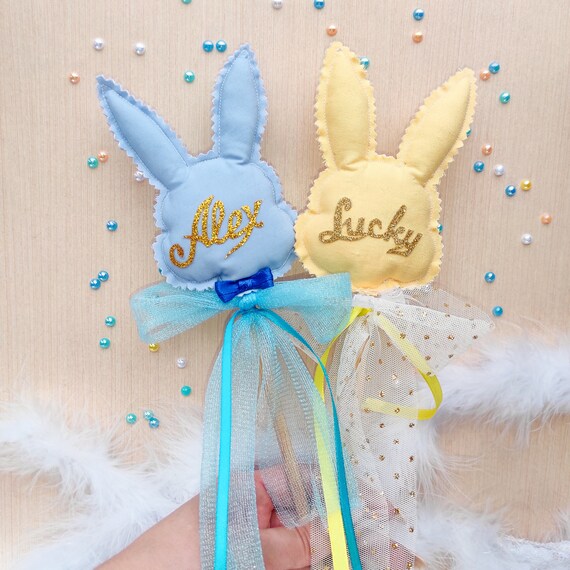 Birthday Wand Bunny Wand Personalized Wand Magic Wand | Etsy