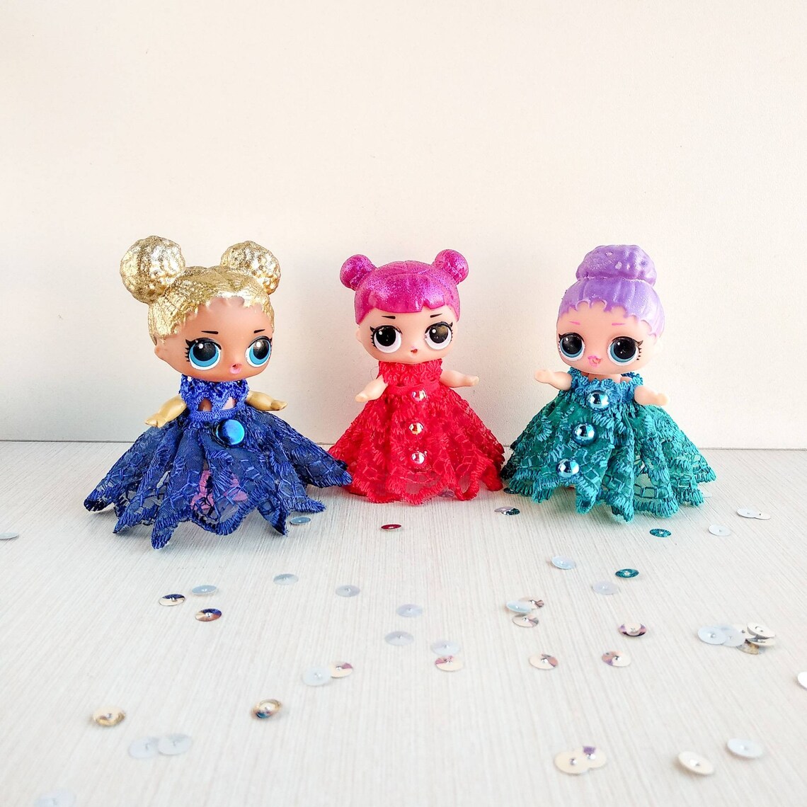 Miniature Dress Doll Small Doll Clothes Dress for Dolls 3-4 - Etsy