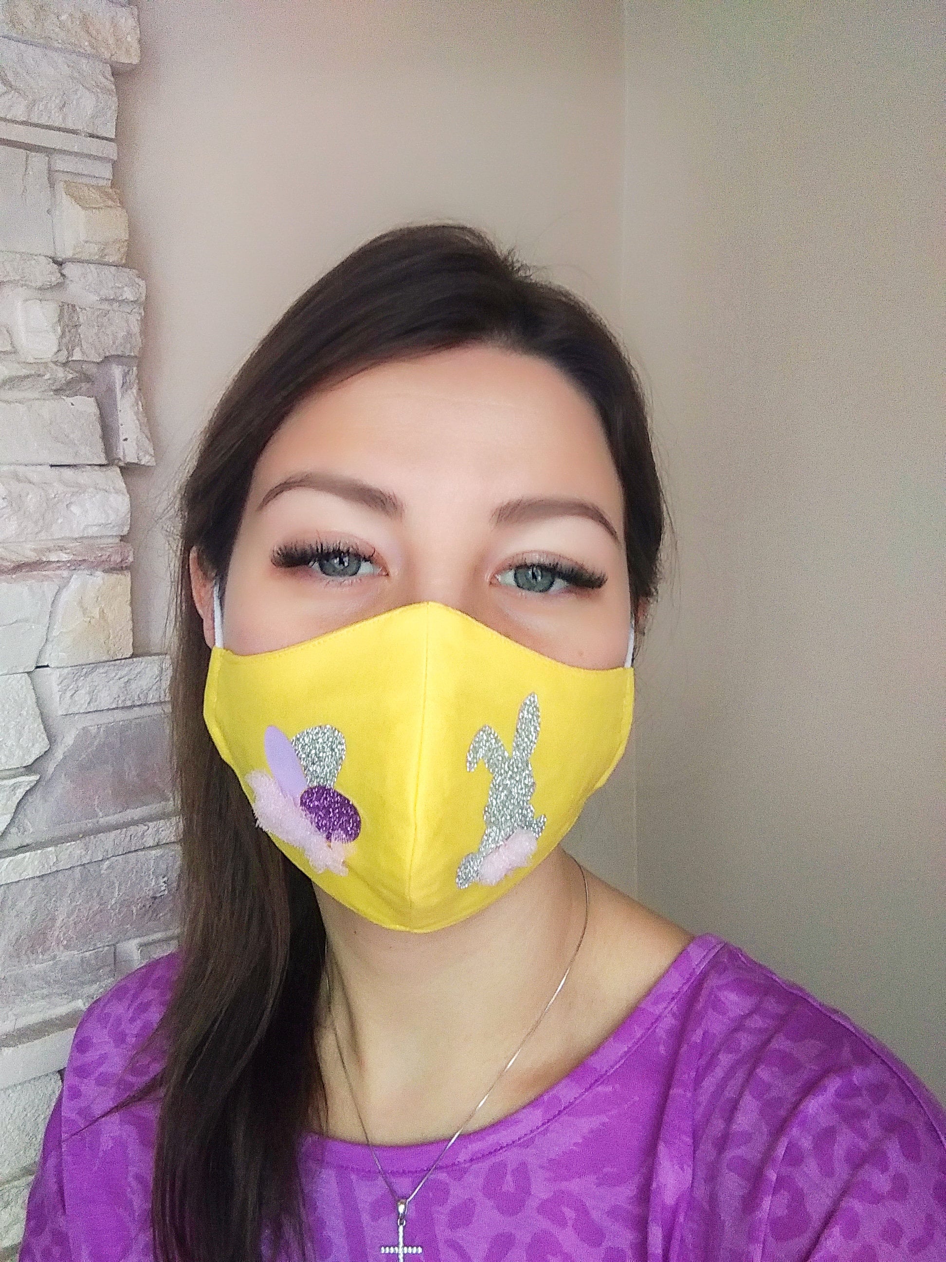 Easter Face Mask Easter Bunnies Face Mask Kids Easter Mask - Etsy