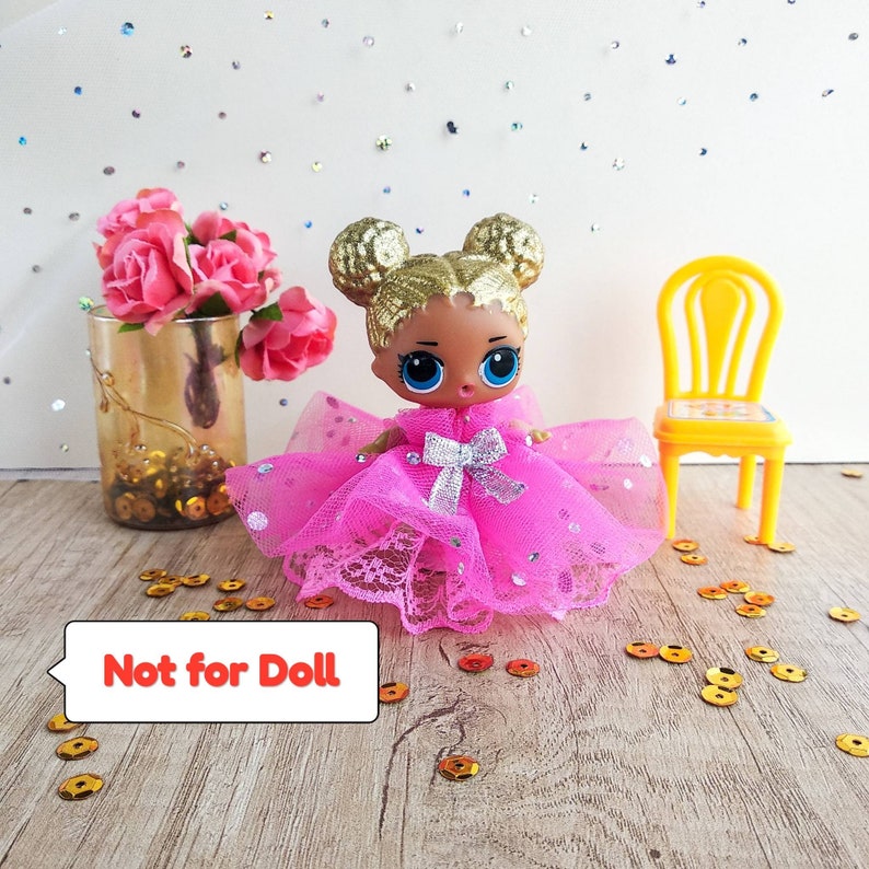 Miniature Doll Dress Doll Outfit Tiny Doll Dress Lace Doll - Etsy