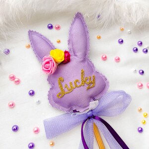 Personalised Wand, Bunny Wand, Magic Fairy Wand, Easter Gifts, Easter ...