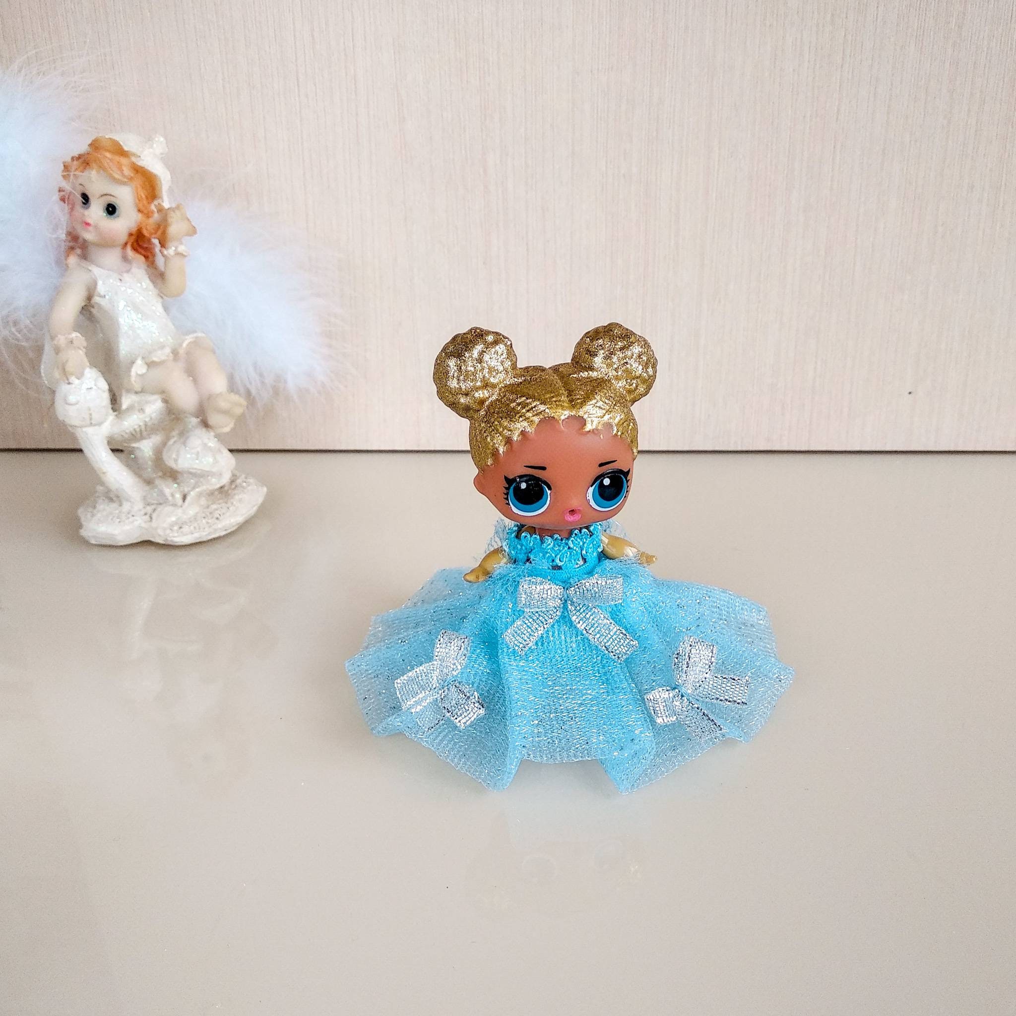 Miniature Dress for Dolls 3-4 Inches Small Doll Clothes - Etsy