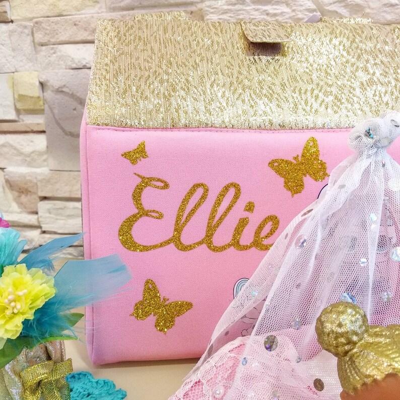 Pink handbag Room box Tote bag kids Portable dollhouse | Etsy