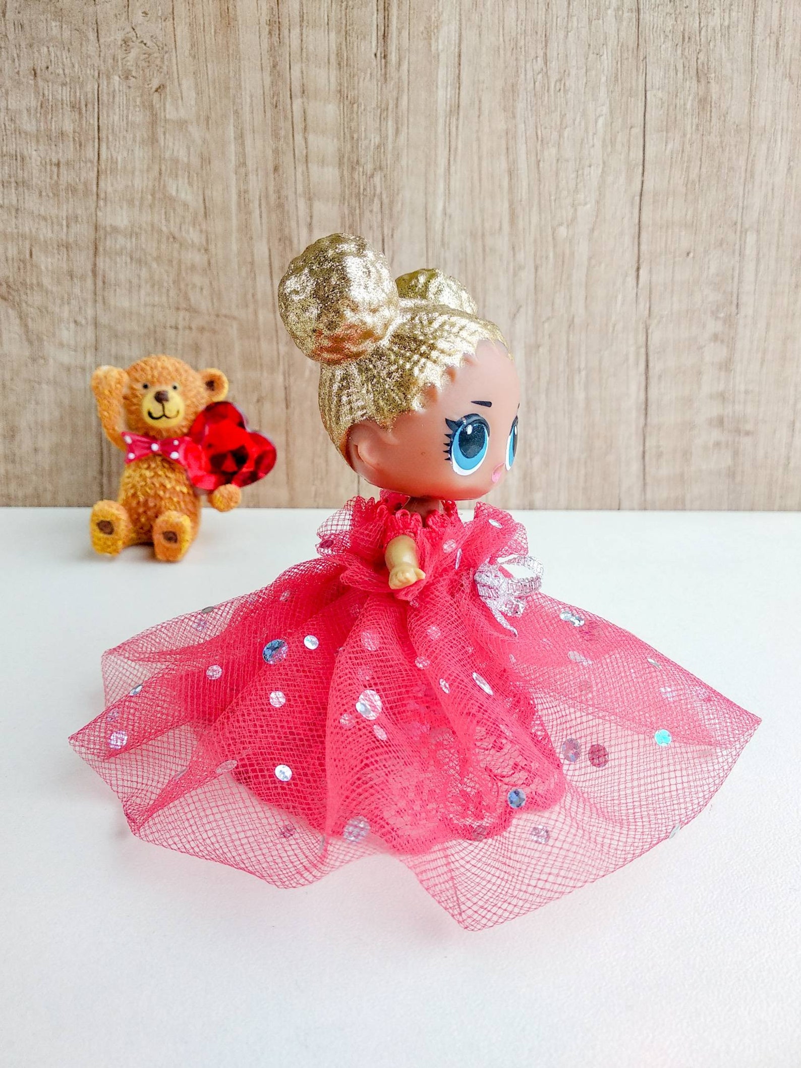 Miniature Doll Dress Doll Outfit Tiny Doll Dress Lace Doll - Etsy