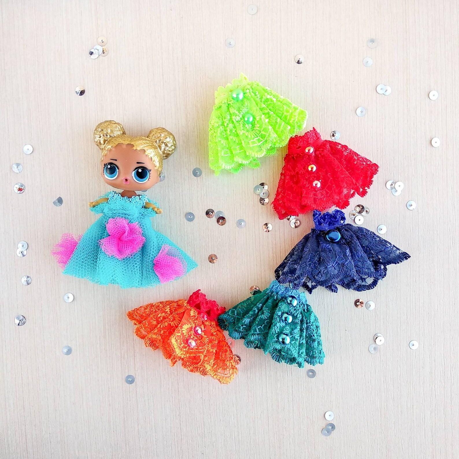 Miniature Dress Doll Small Doll Clothes Dress for Dolls 3-4 - Etsy