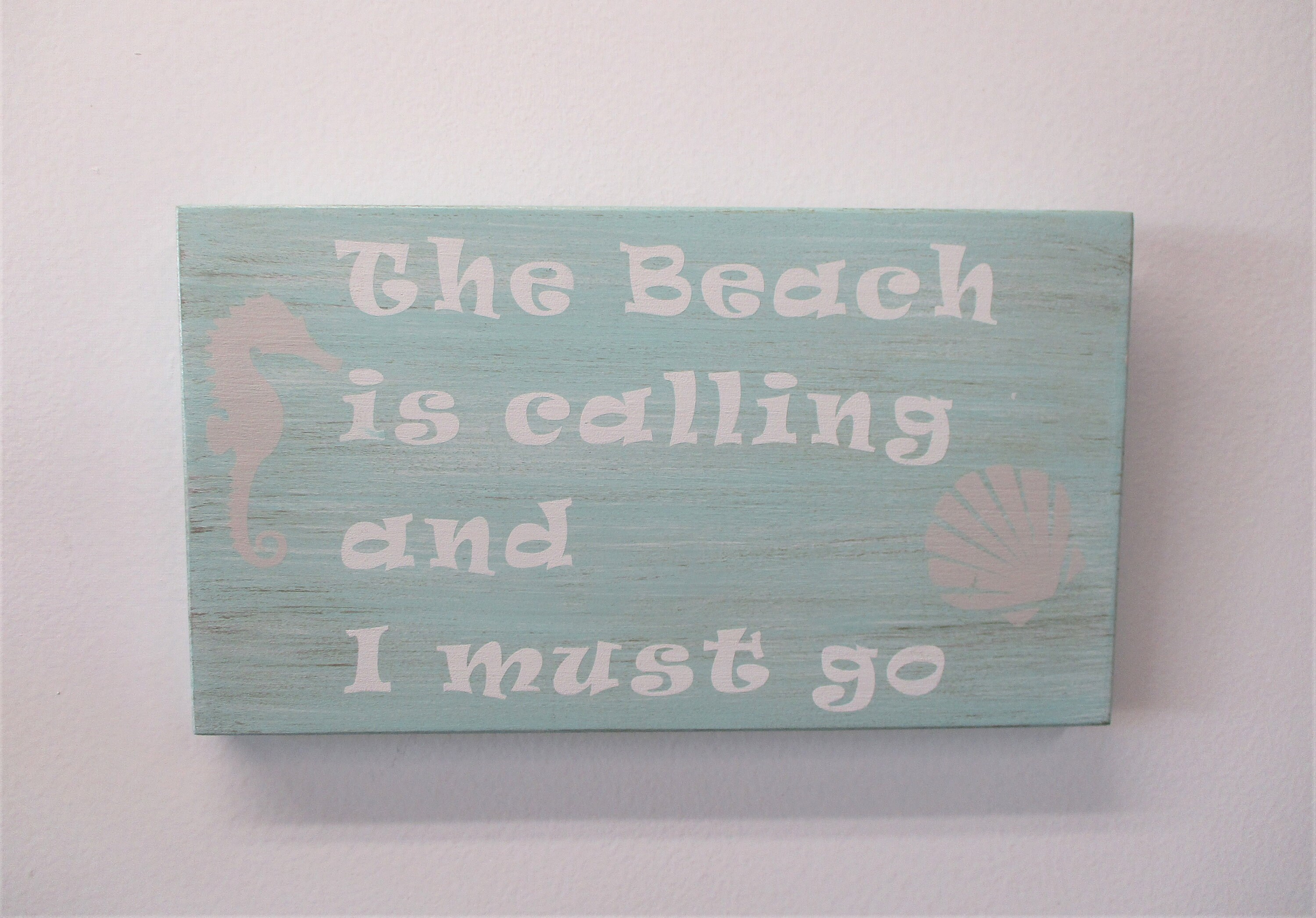 The Beach is calling and I must go Beach House Decor Beach | Etsy