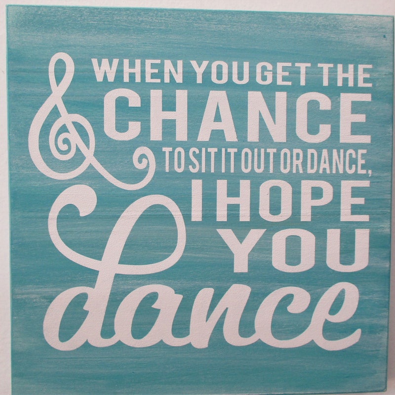 Wood Dance Sign - Etsy