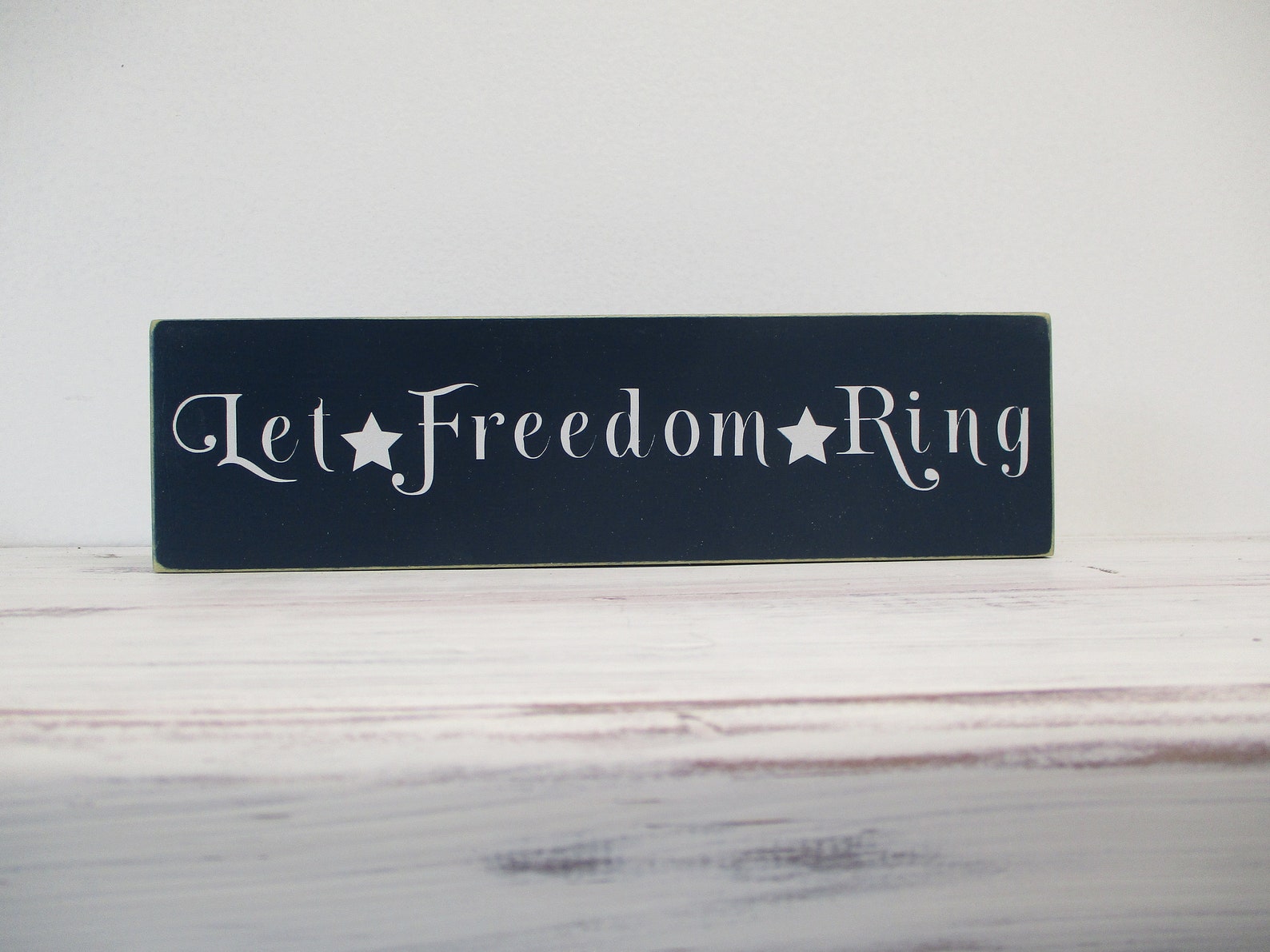 Let Freedom Ring Wood Sign Patriotic Wall Plaque - Etsy