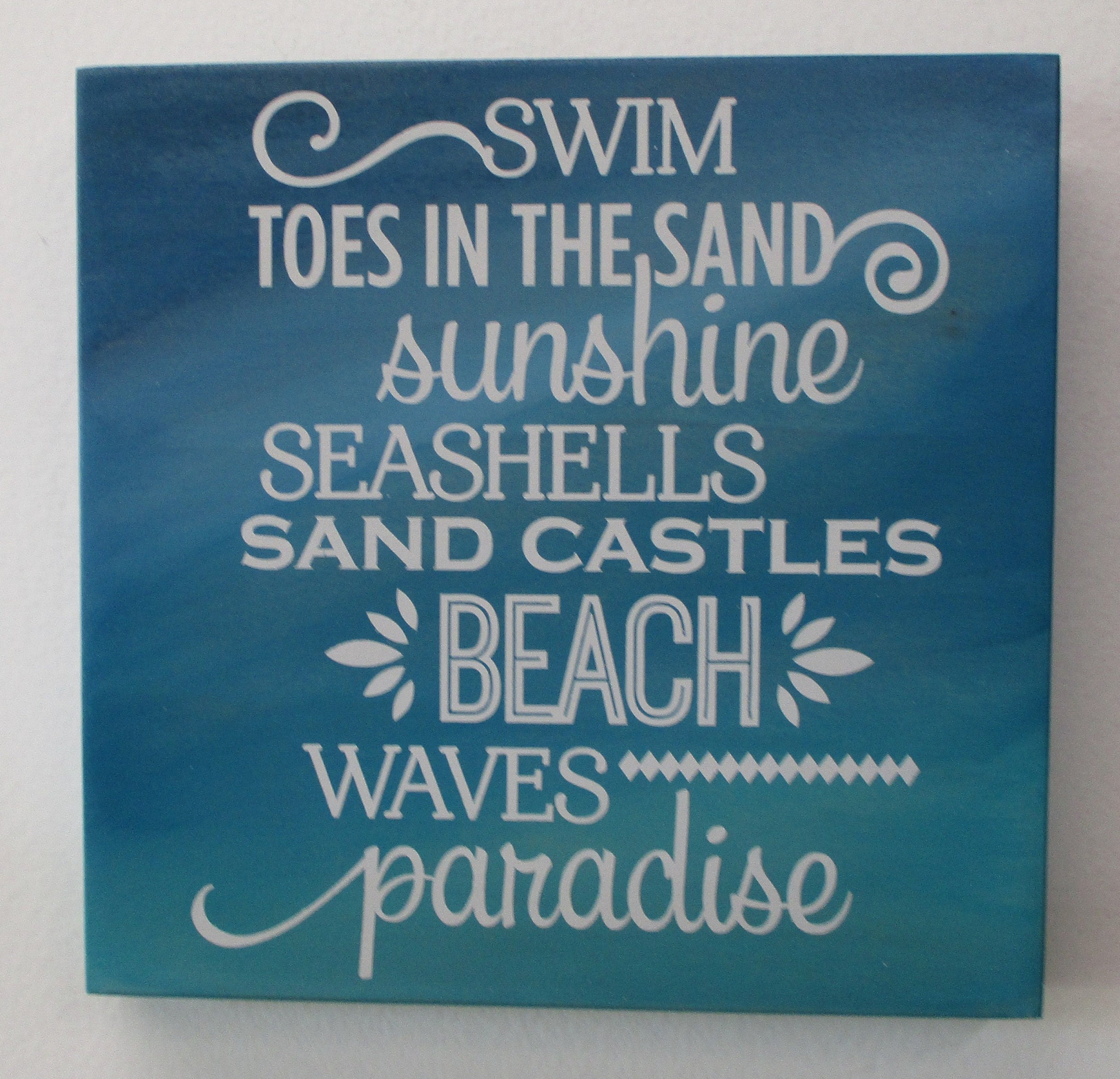 Beach Words Beach Living Wood Signs | Etsy