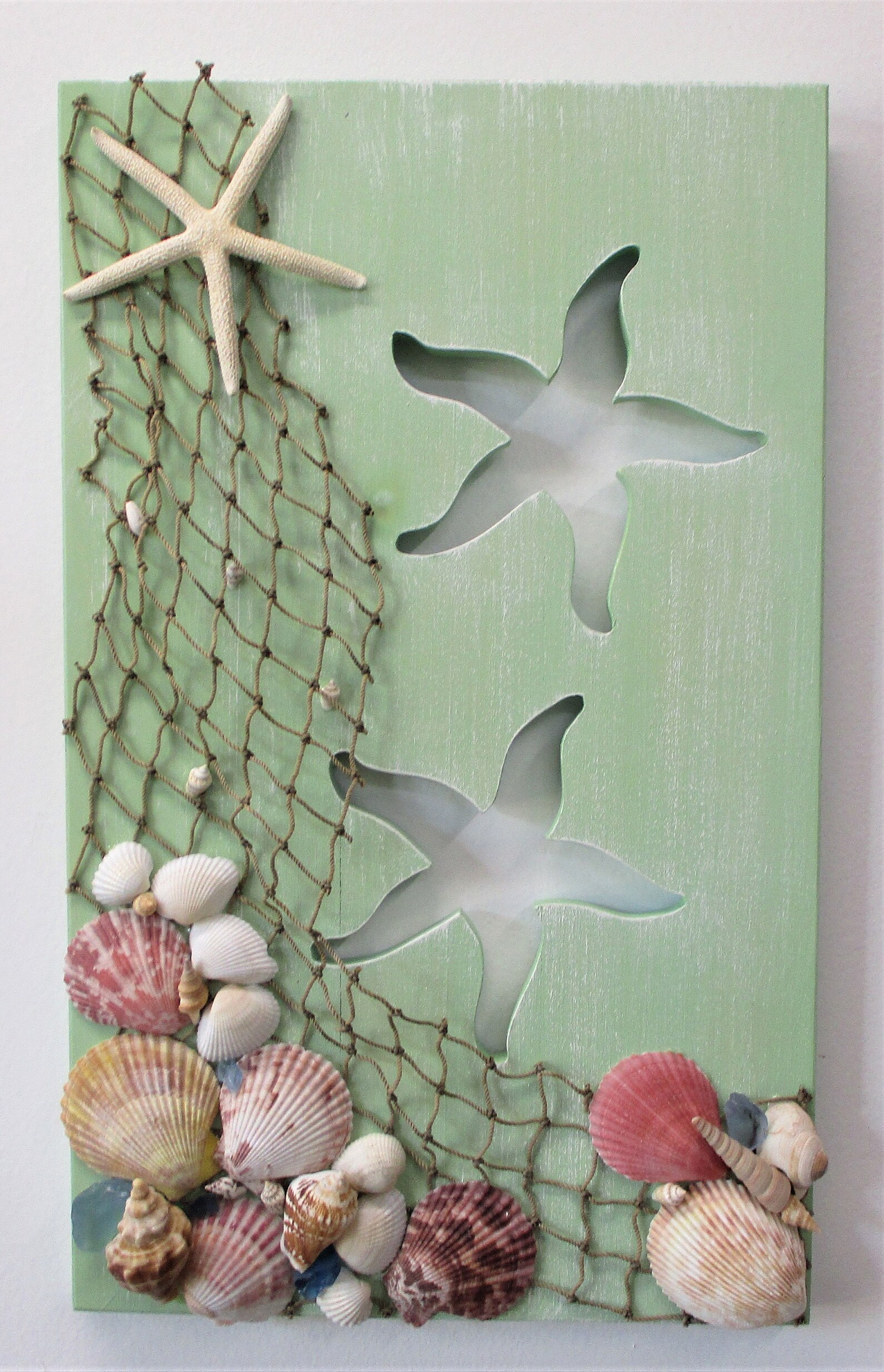 Under the Sea Rustic Star Fish Wall Art - (star Fish Decor) Rustic ...