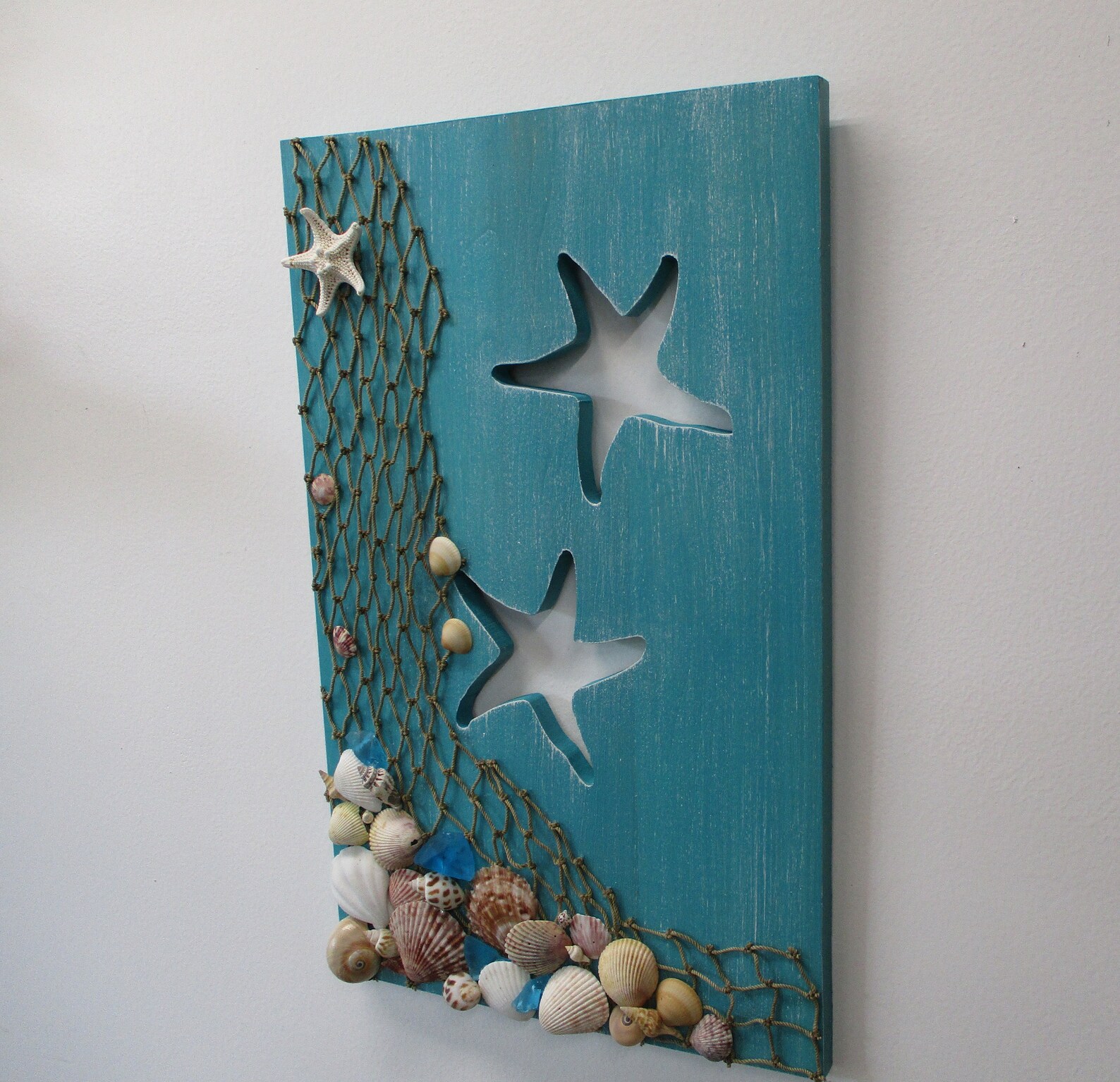 Under the Sea Rustic Star Fish Wall Art - (star Fish Decor) Rustic ...