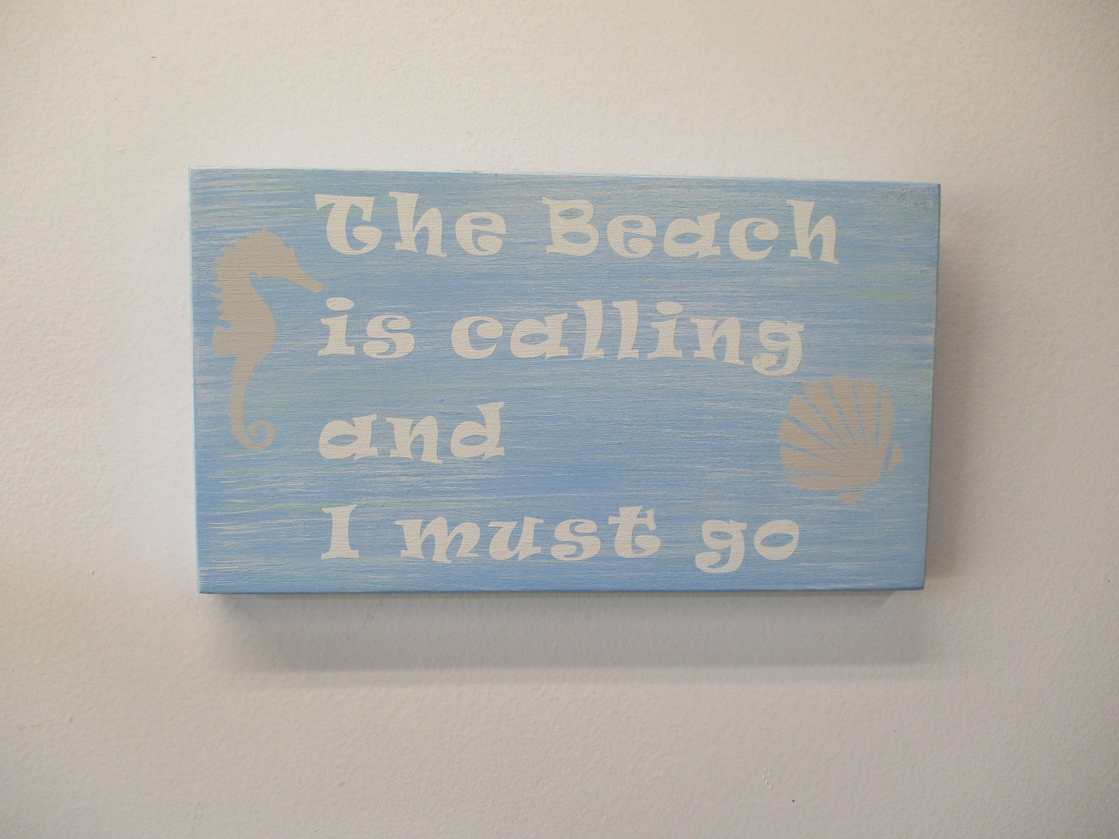 The Beach is calling and I must go Beach House Decor Beach | Etsy