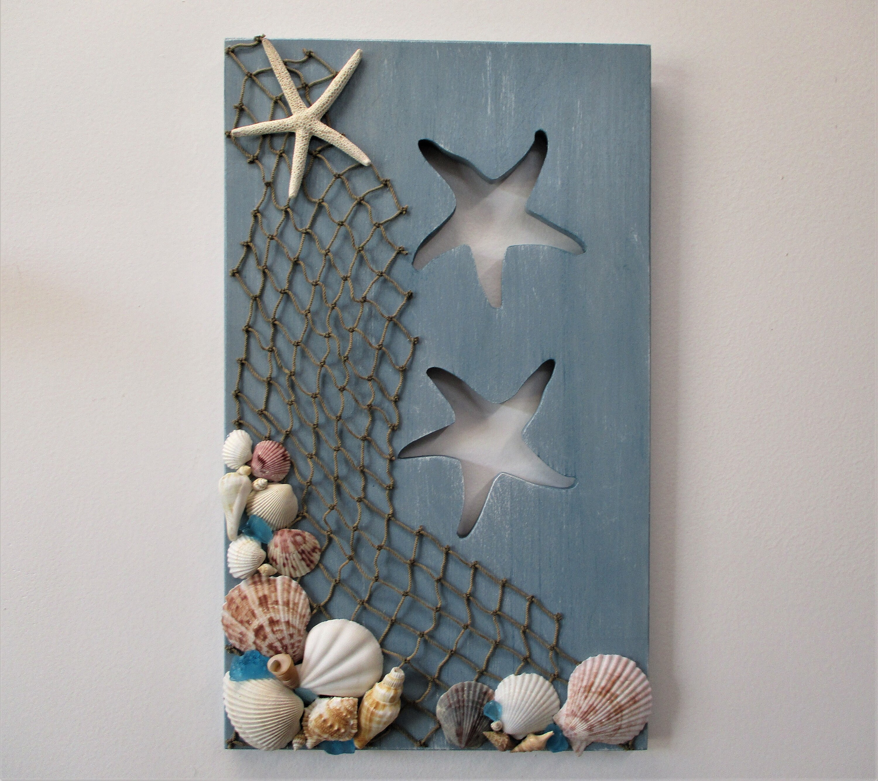 Under the Sea Rustic Star Fish Wall Art - (star Fish Decor) Rustic ...