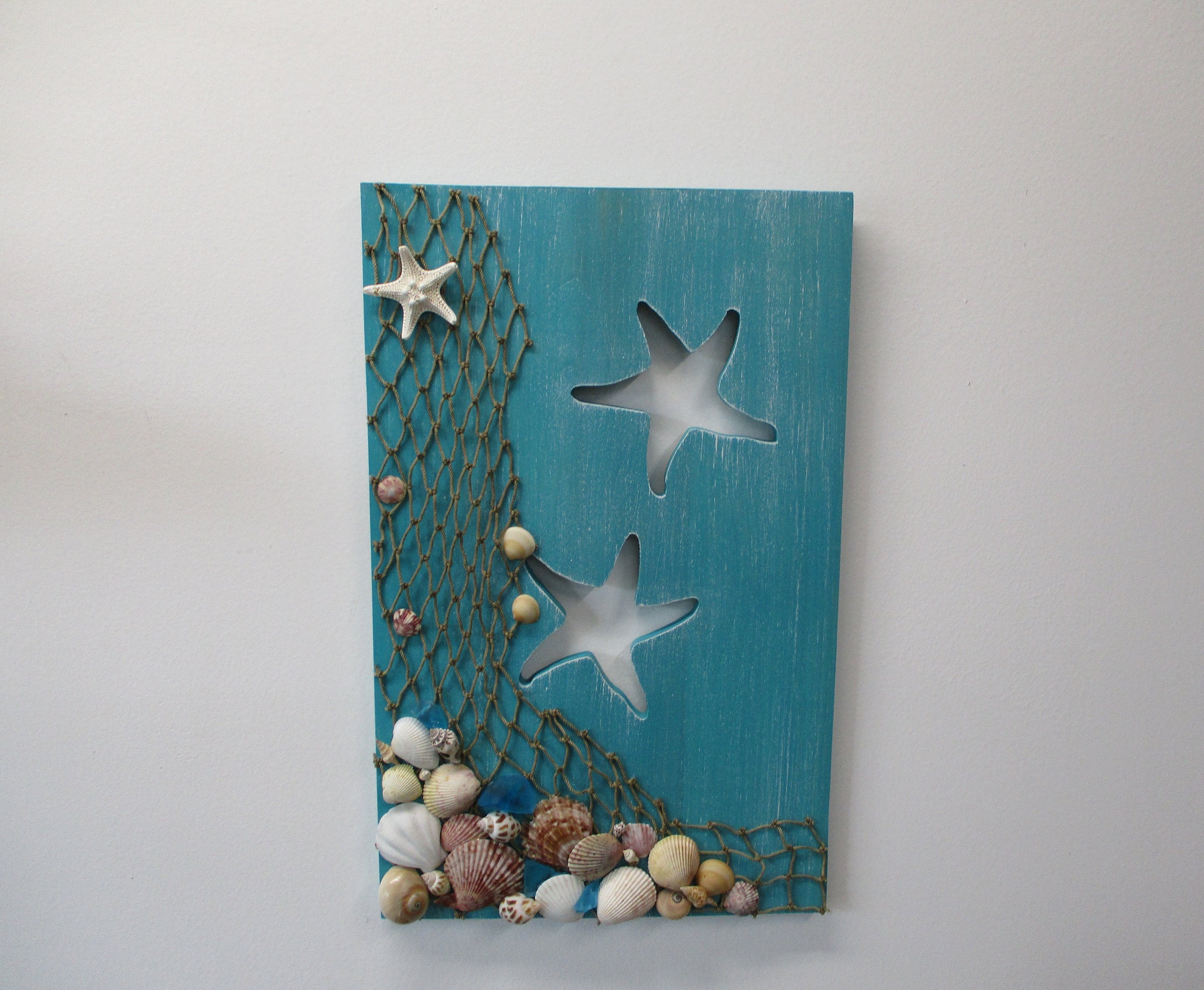 Under the Sea Rustic Star Fish Wall Art - (star Fish Decor) Rustic ...