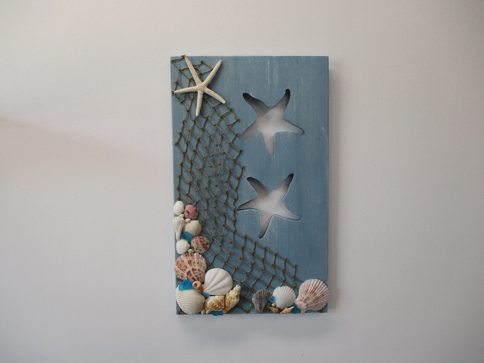 Under the Sea Rustic Star Fish Wall Art - (star Fish Decor) Rustic ...