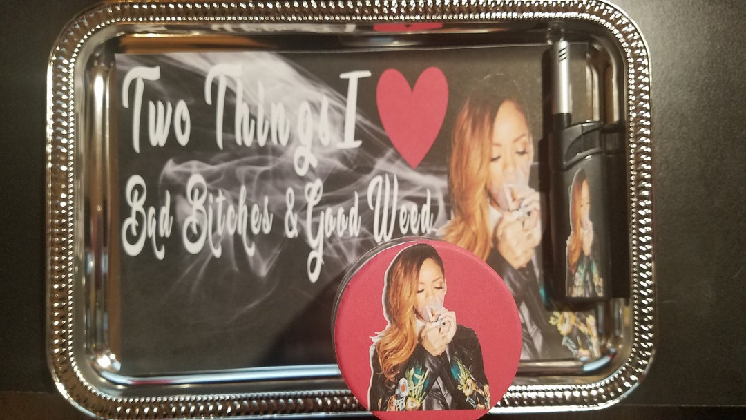 Rihanna Smoke Tray Set Rolling Tray - Etsy