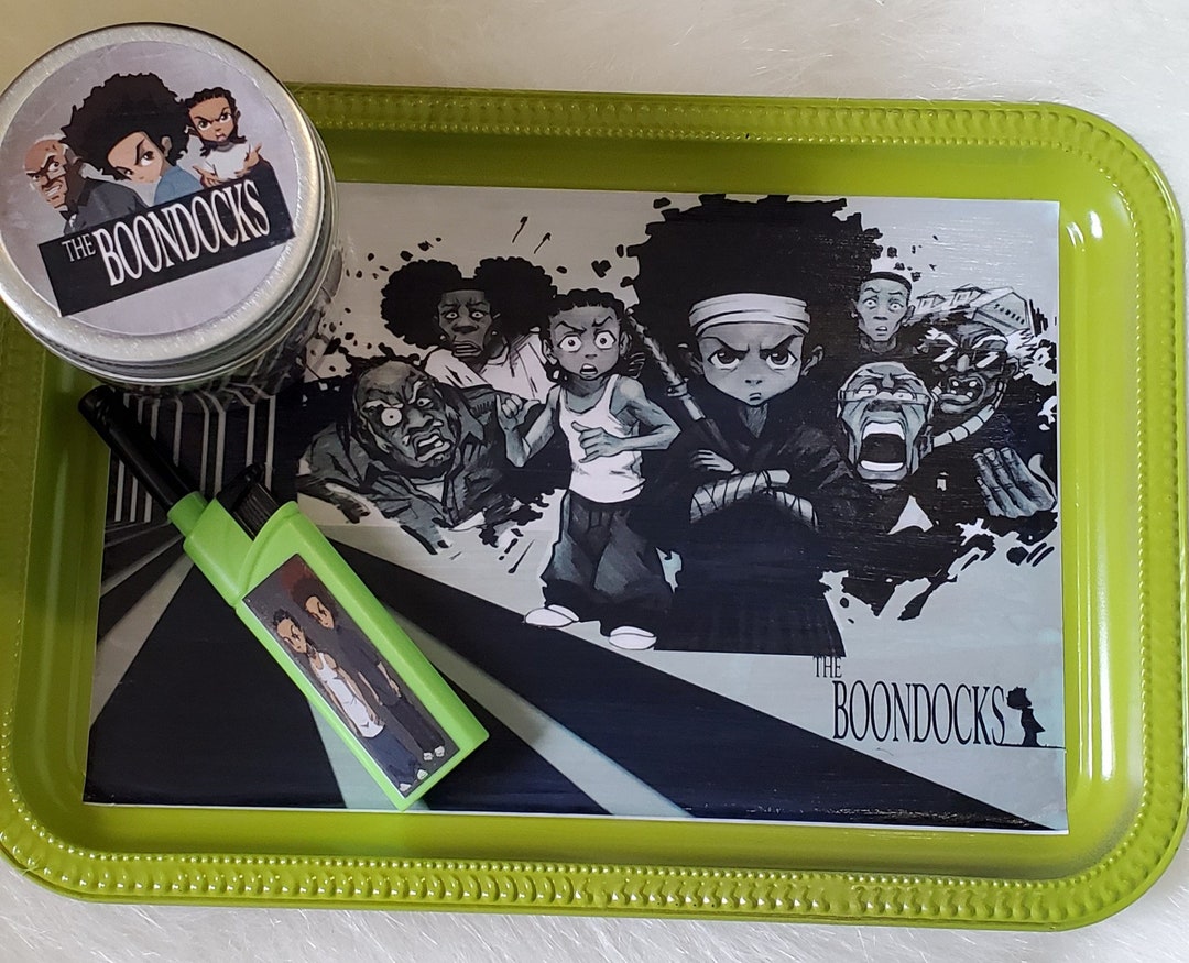 Boondocks Smoke Tray Set- Rolling Tray - Etsy