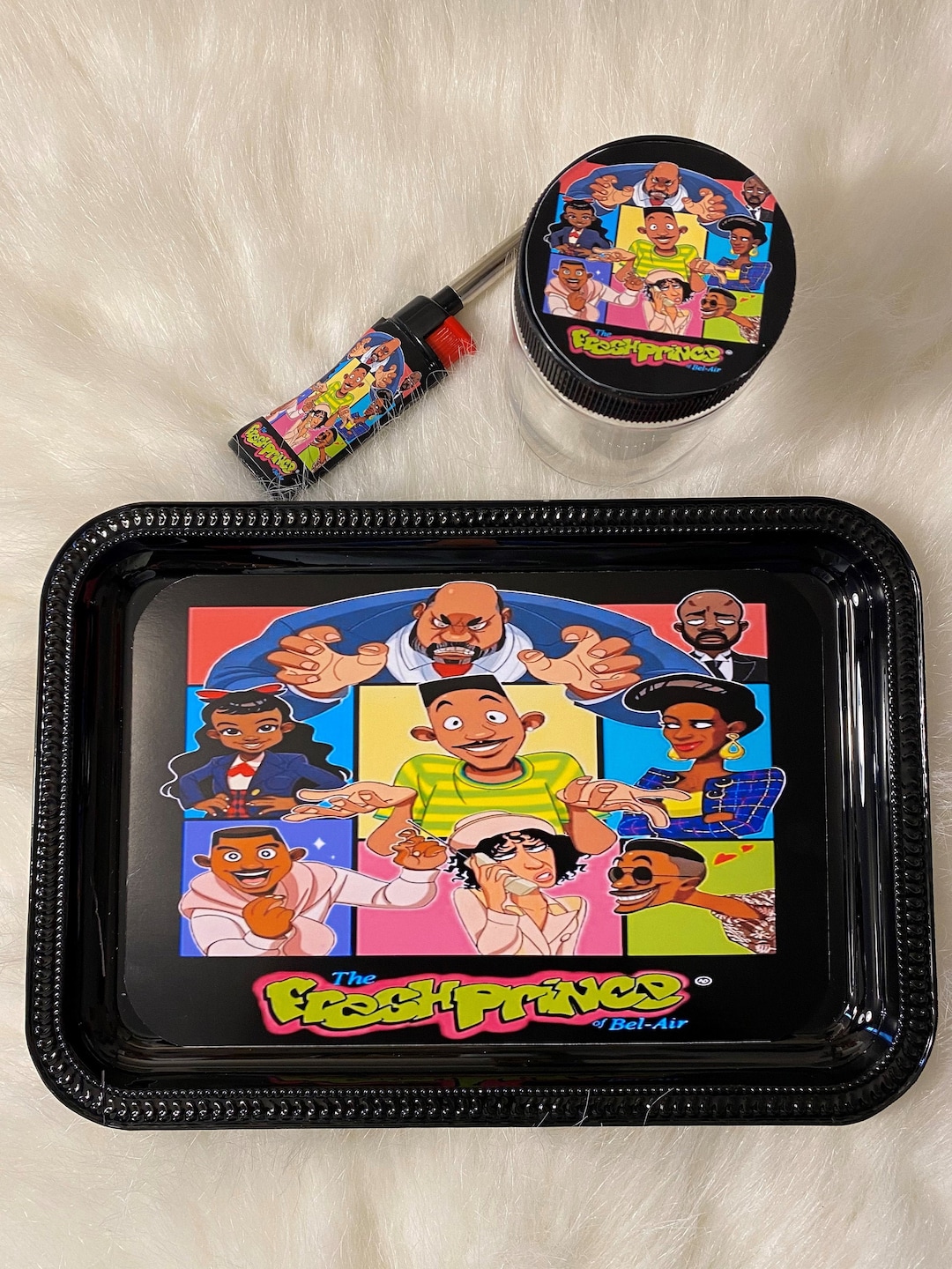 Fresh Prince Smoke/rolling Tray Set - Etsy