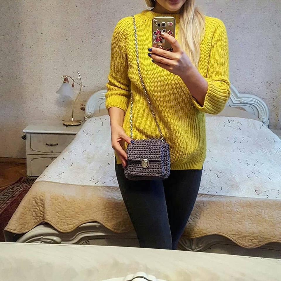 Mini Crochet Handbag stylish Bag for Women - Etsy