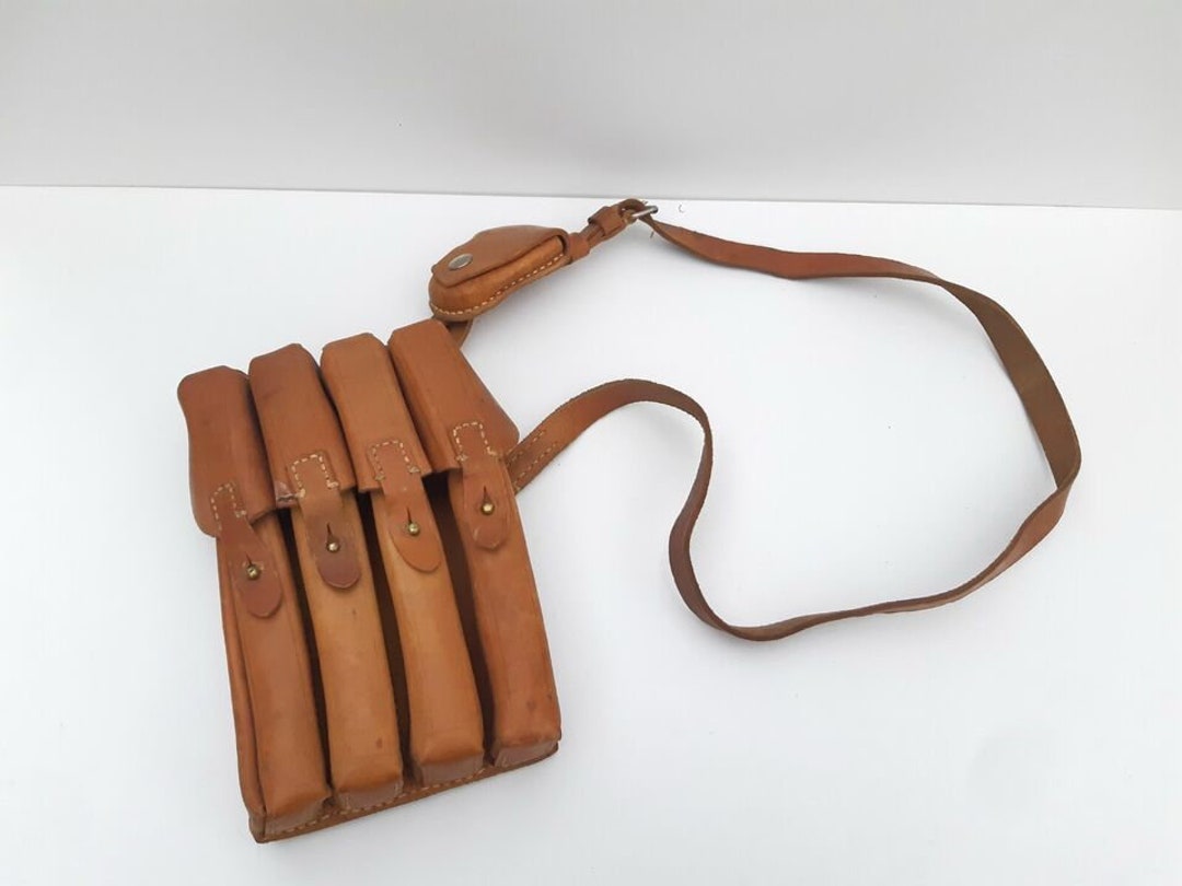 Vintage JNA Yugoslavia M56 Rifle Leather Magazine Pouch Trooper NEW - Etsy