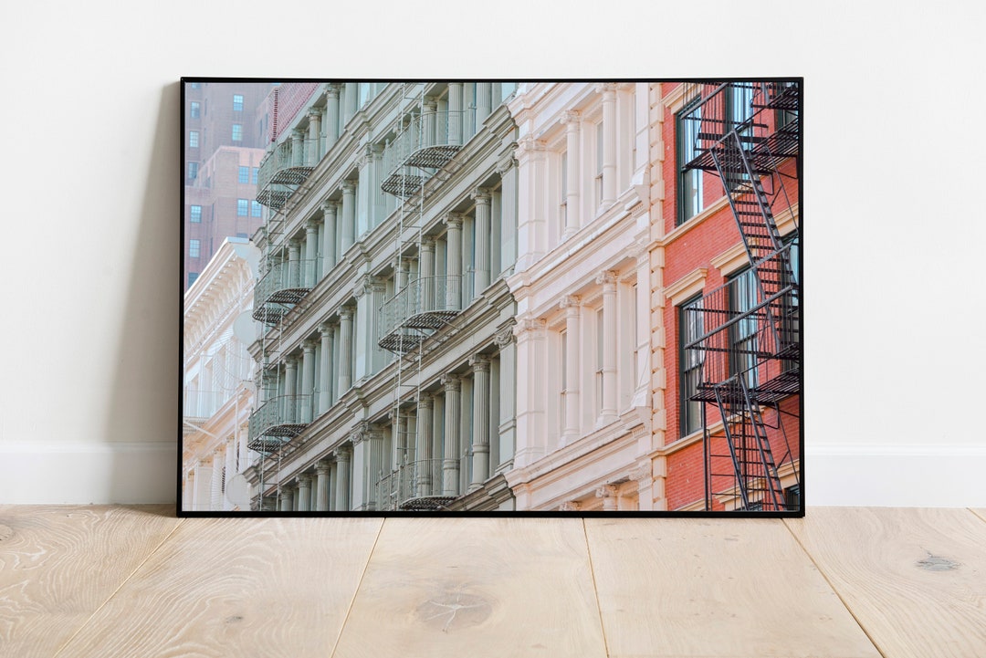 Building Prints, New York City Travel Print, Digital Download ...