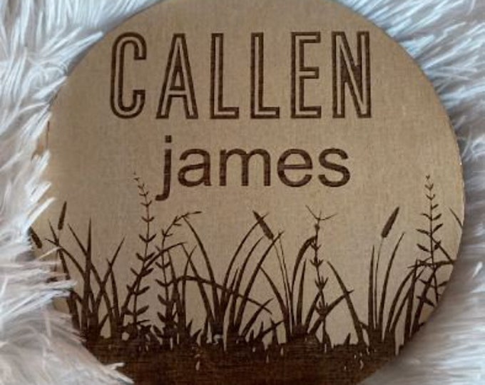 4 Pack Design File Birth Announcement Disc | SVG Files | PDF | Laser ...