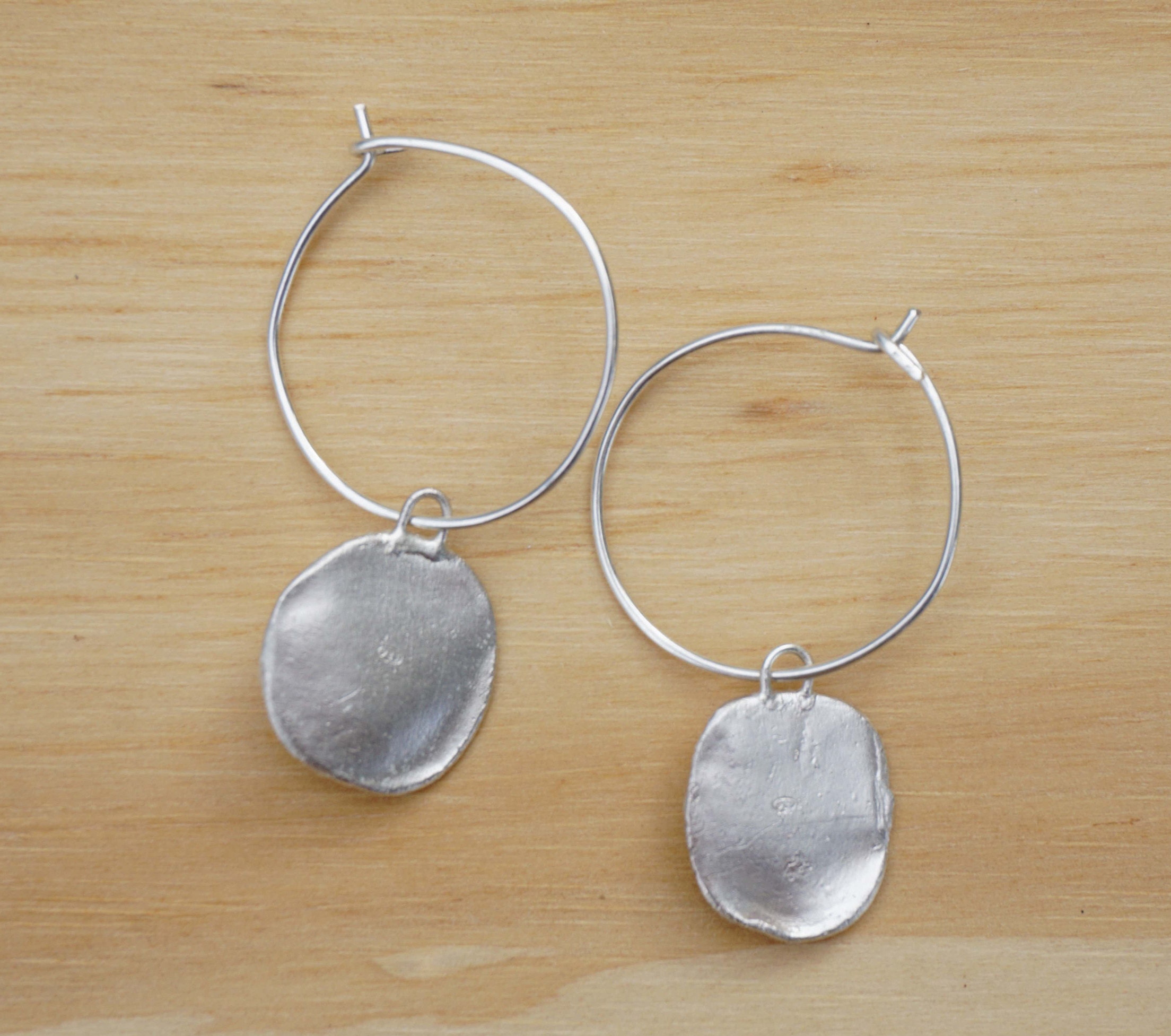 Elatina Drops large / Silver Drop Earrings / Geology / - Etsy Australia