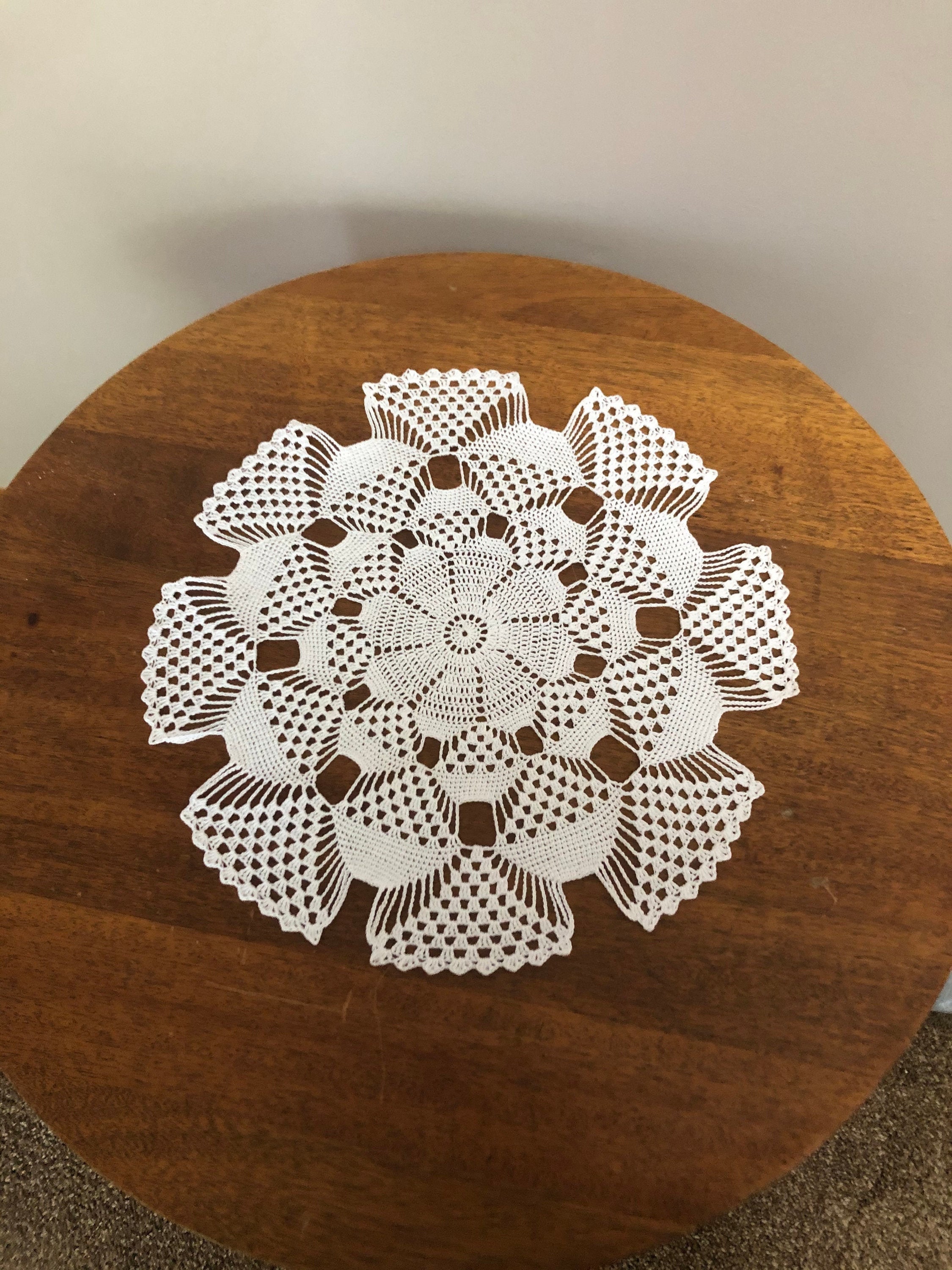 3-D Doily (made to Order) 15 Inch Diameter - Etsy