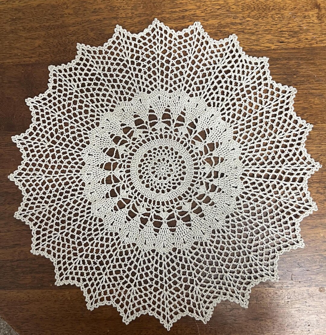 Lace Doily 14 Inch (made to Order) - Etsy